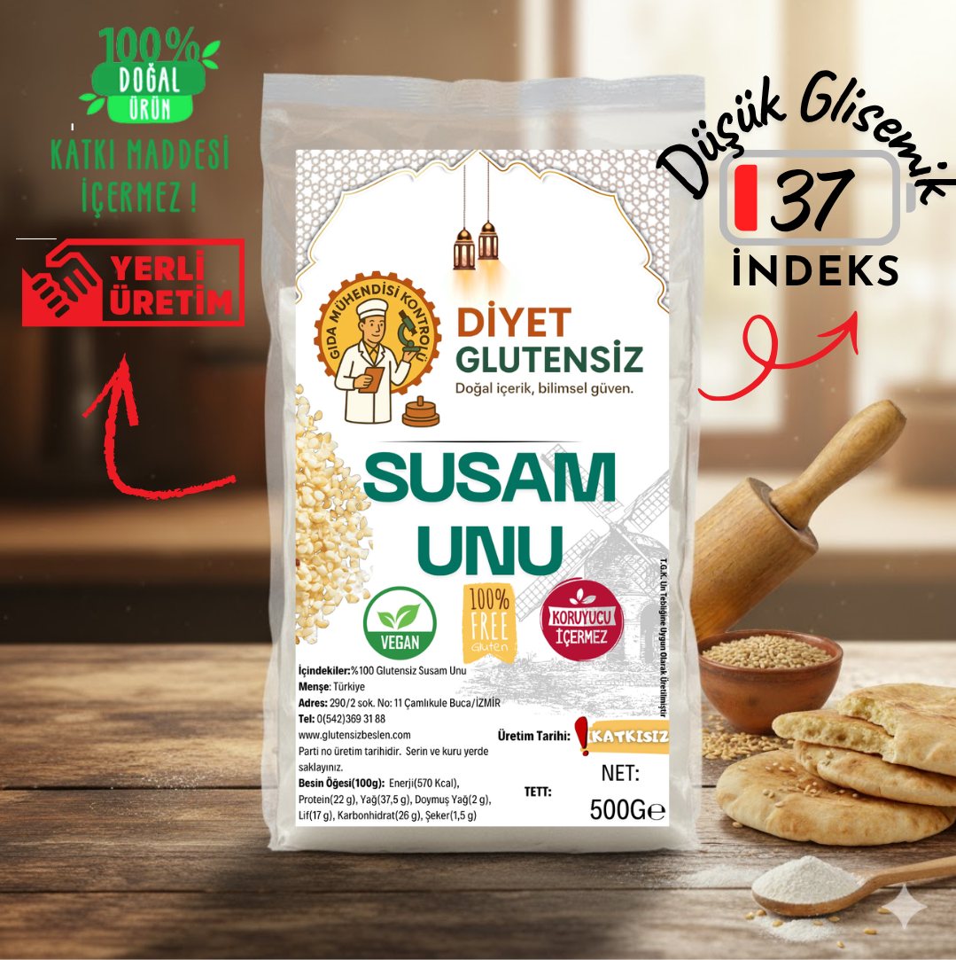 Glutensiz Susam Unu 500 G - Glutensiz Mağaza